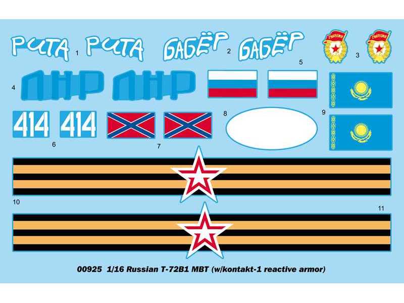 T-72B1 - czołg sowiecki z pancerzem reaktywnym kontakt-1