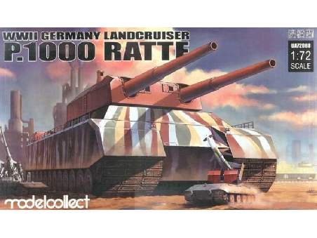 WWII Germany Landcruiser P.1000 Ratte