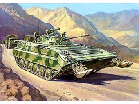 BMP-2E Russian infantry fighting vehicle (Afgan War)