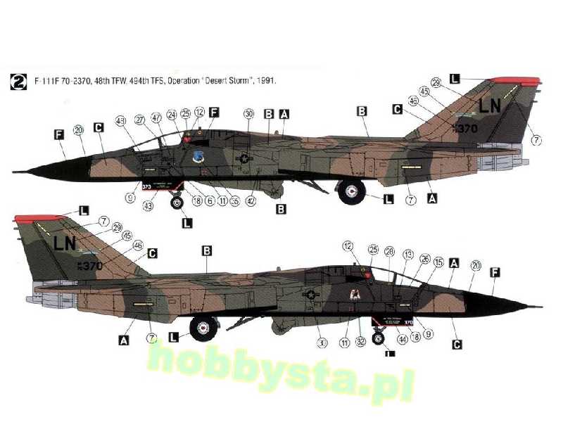 F-111F Operacja Pustynna Burza