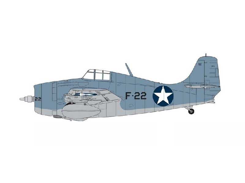 Grumman F-4F4 Wildcat & Mitsubishi Zero Dogfight Double - zestaw