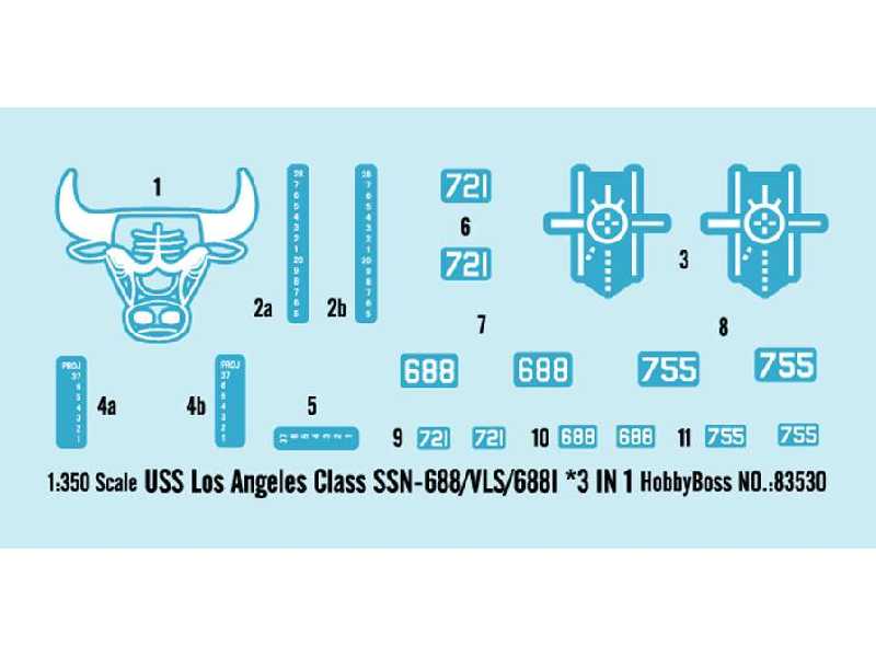 Okręt podwodny USS Los Angeles Class SSN-688/VLS/688I - 3 w 1