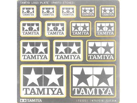 Tamiya Logo Plate Photo-etched
