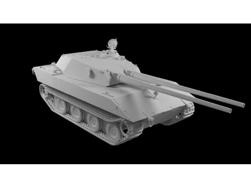 Fist Of War, German E100 Super Heavy Tank, Ausf.G, 105mm Twin Guns