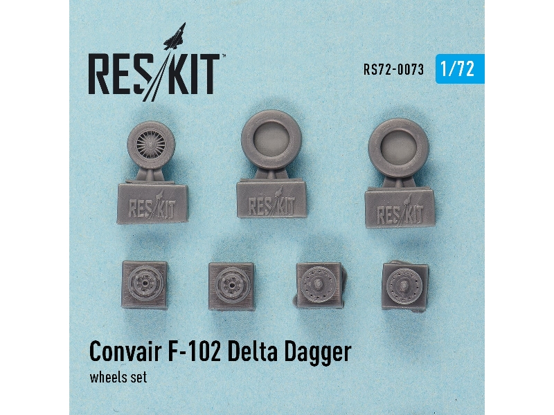 Convair F-102 Delta Dagger Wheels Set