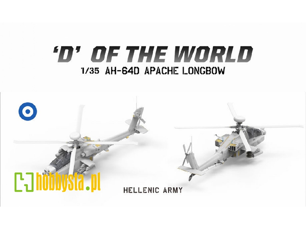 "D" of the World AH-64D Apache Longbow Attack Helicopter - Limited Edition