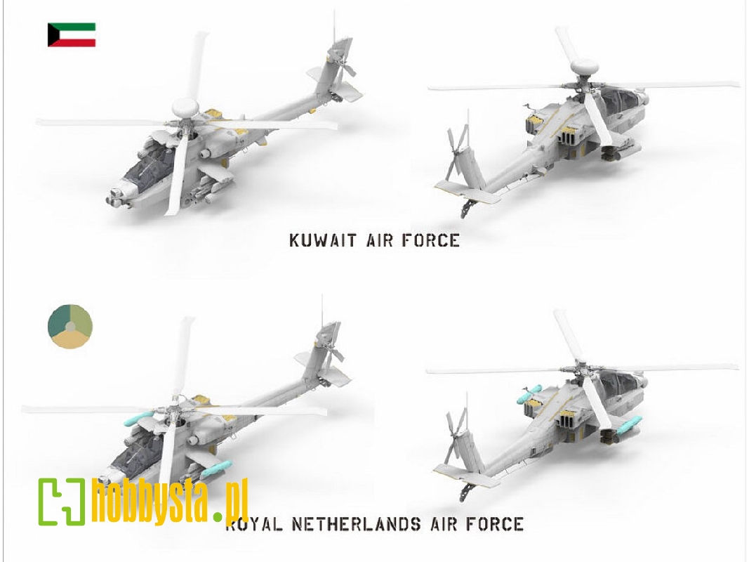 "D" of the World AH-64D Apache Longbow Attack Helicopter - Limited Edition