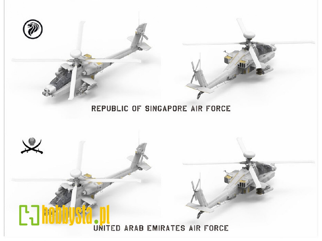 "D" of the World AH-64D Apache Longbow Attack Helicopter - Limited Edition