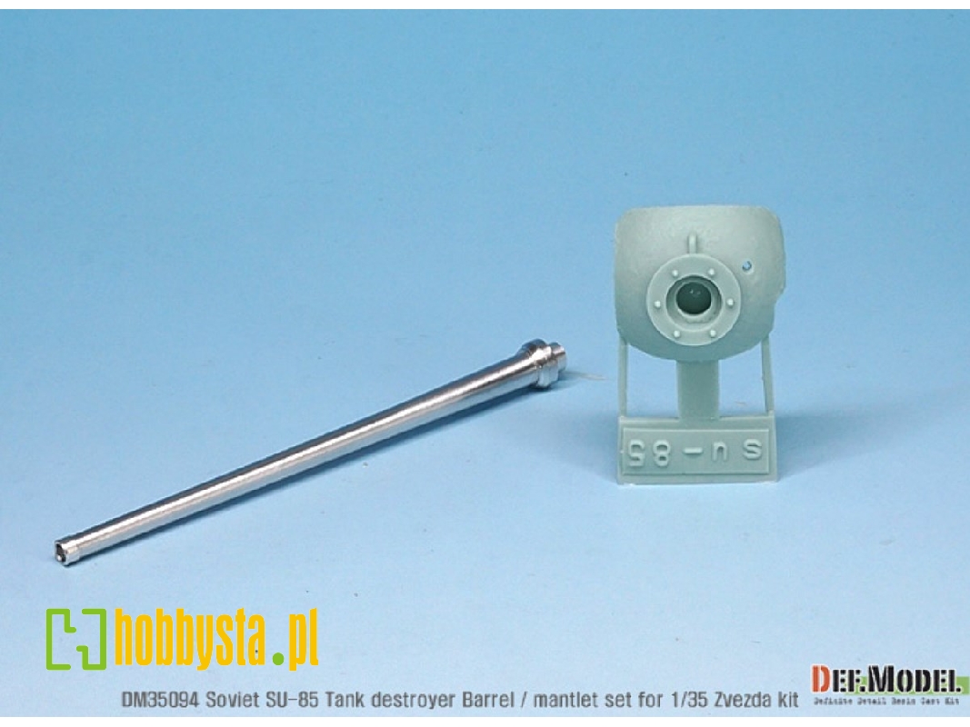 Soviet Su-85 Tank Destroyer Barrel / Mantlet Set ( For 1/35 Zvezda Kit)
