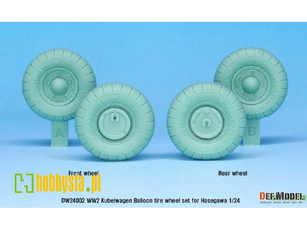 Ww2 Kubelwagen Balloon Tire Wheel Set