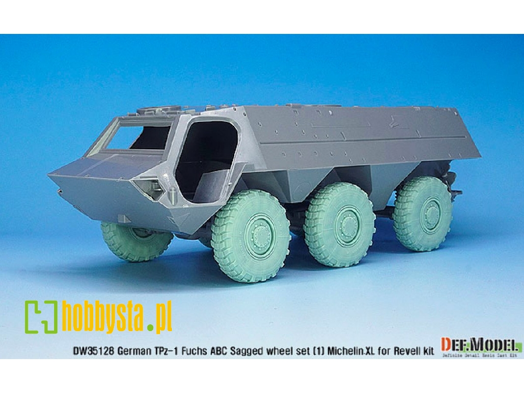 German Tpz-1 Fuchs Abc Sagged Wheel Set 1 Mich.Xl