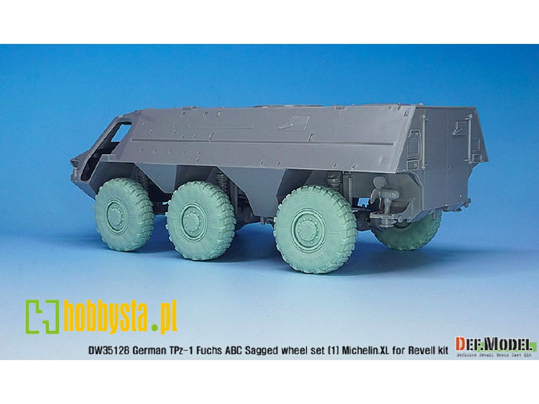 German Tpz-1 Fuchs Abc Sagged Wheel Set 1 Mich.Xl