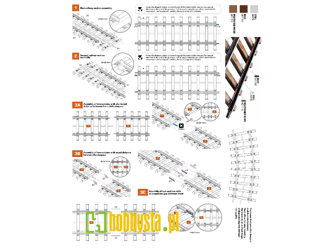 Double Railway Track Section