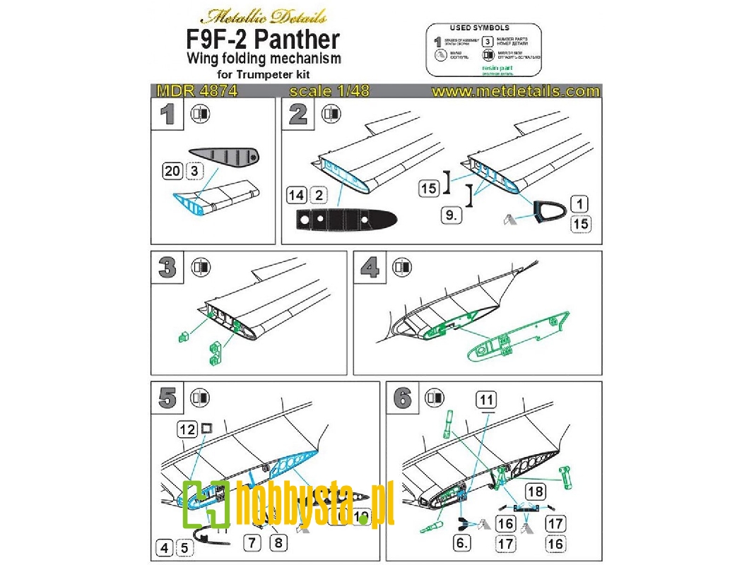 Grumman F9f-2 Panther - Wing Folding Mechanism (Designed To Be Used ...