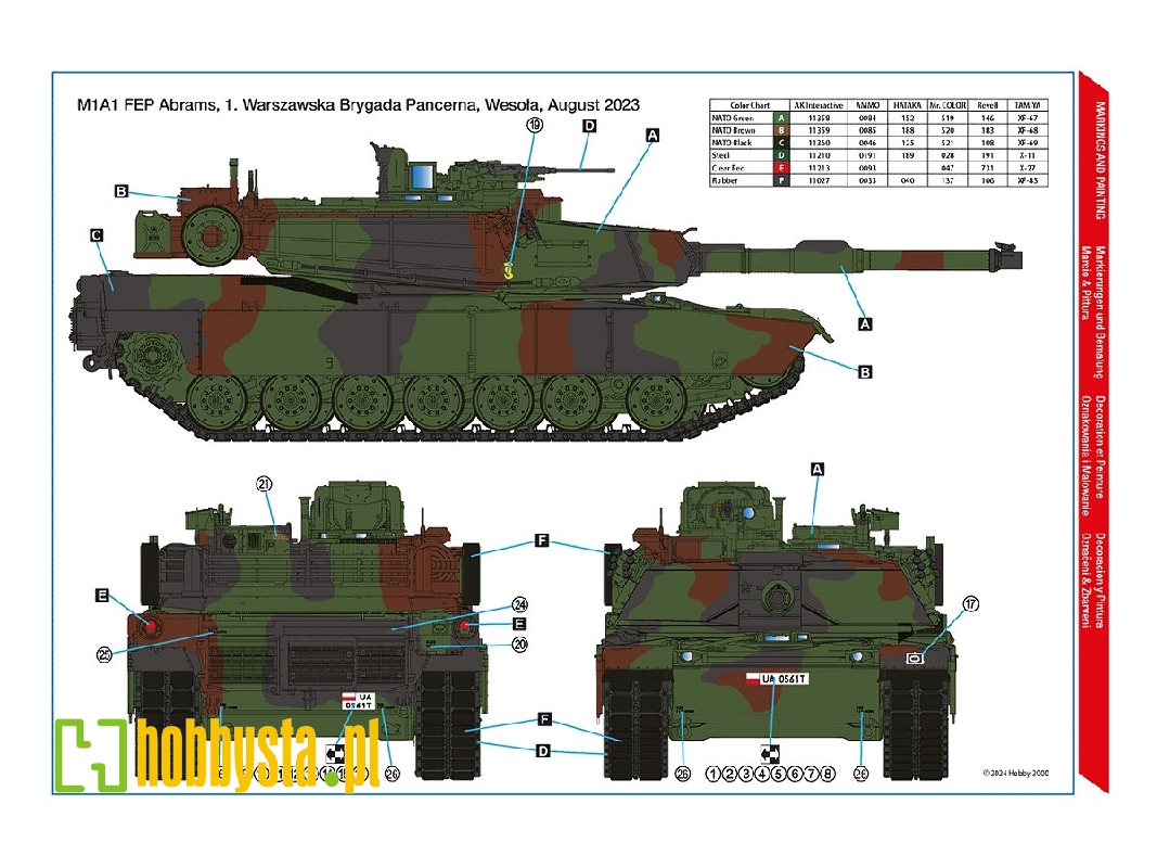 M1A1 FEP Abrams - wojsko polskie