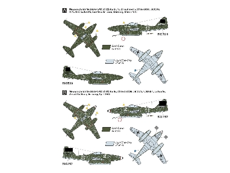 Messerschmitt Me-262 A - Conversion & Weapon Set (For Eduard And Mark I ...