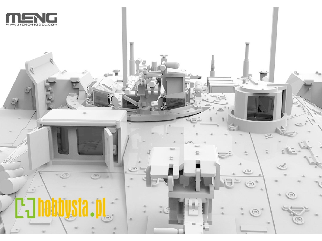 Merkava Mk.4m With Roof-mounted Slat Armor (Israel Main Battle Tank)