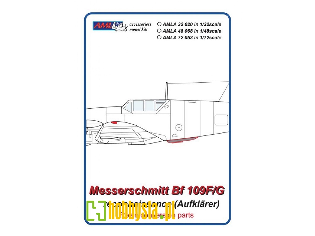 Messerschmitt Bf-109 F-4 / G - Reconnaissance Resin Conversion Set ...