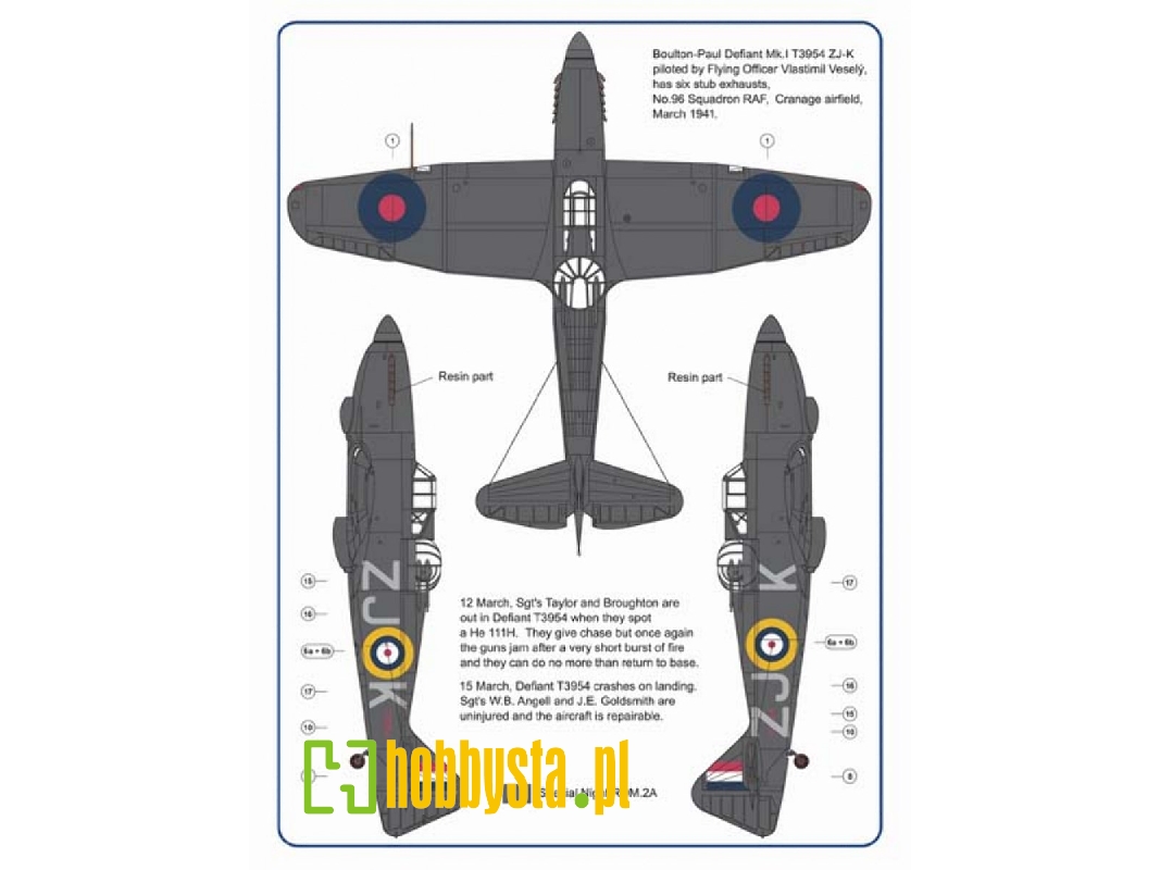 Raf Night Fighters Part I - hurricane Mk.I & defiant Mk.I Conversion ...