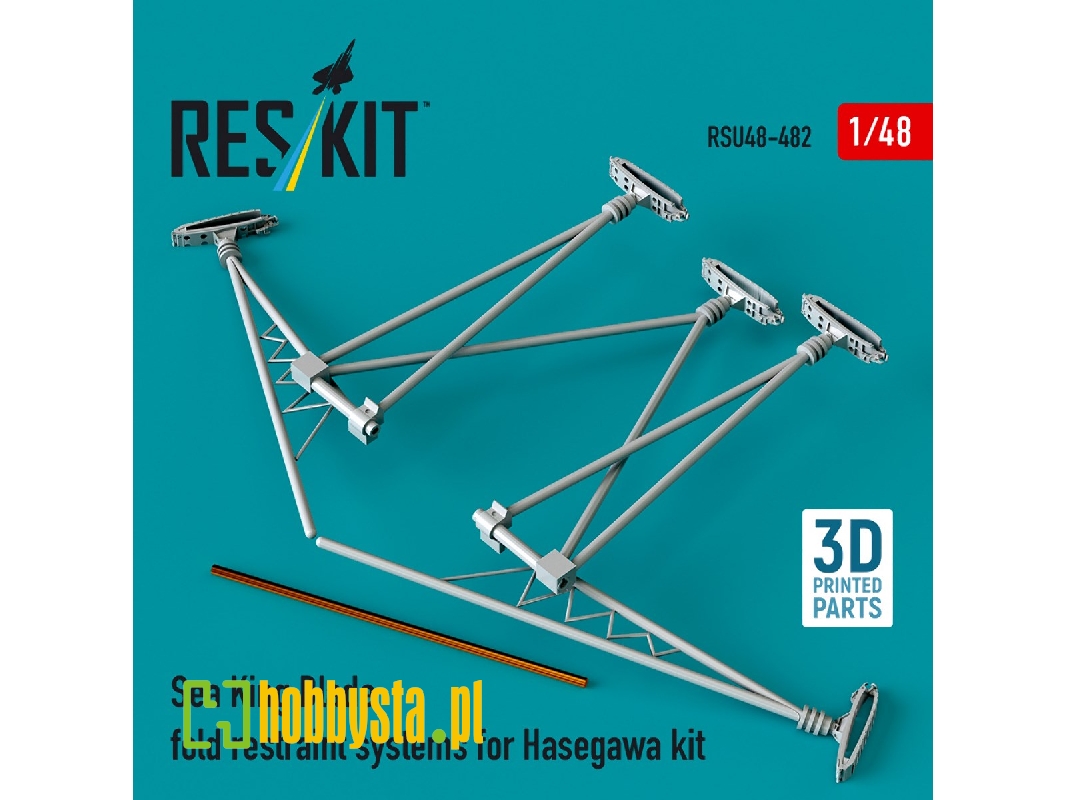 Sea King Blade Fold Restraint Systems For Hasegawa Kit (3d Printed)