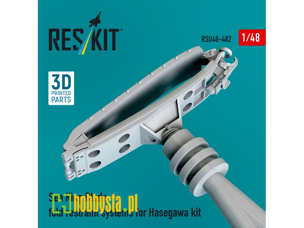 Sea King Blade Fold Restraint Systems For Hasegawa Kit (3d Printed)