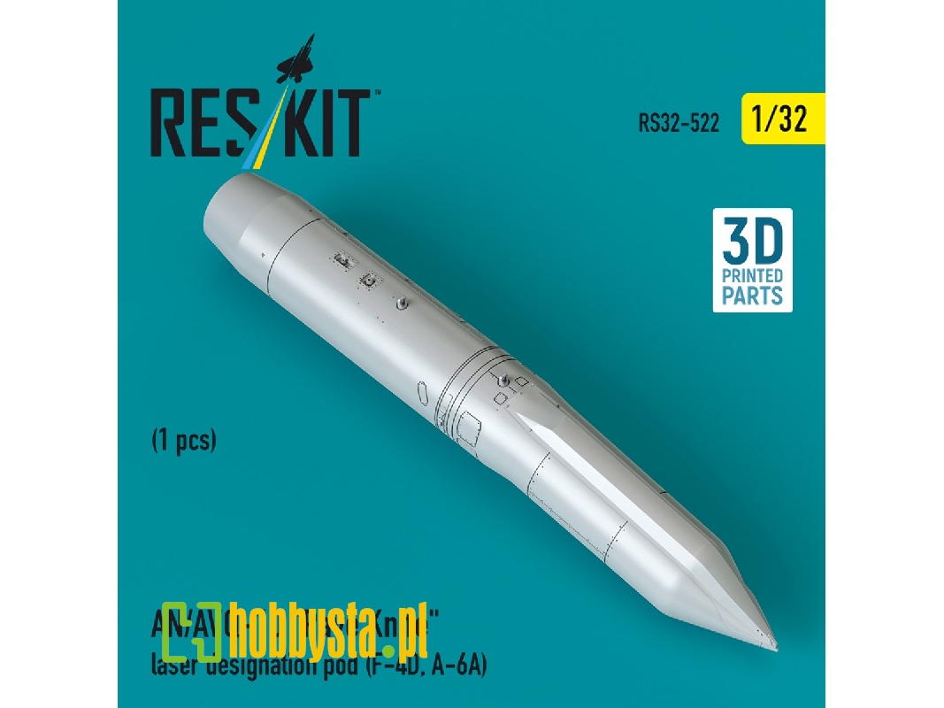 An/Avq-10 "pave Knife" Laser Designation Pod (1 Piece / 3d Printed)