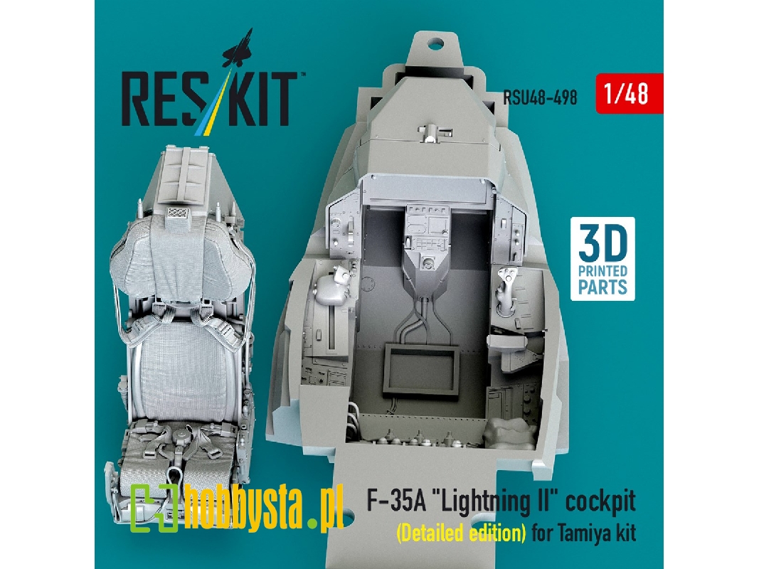 Lockheed Martin F-35 A Lightning Ii - 3d-printed Cockpit Detailed ...