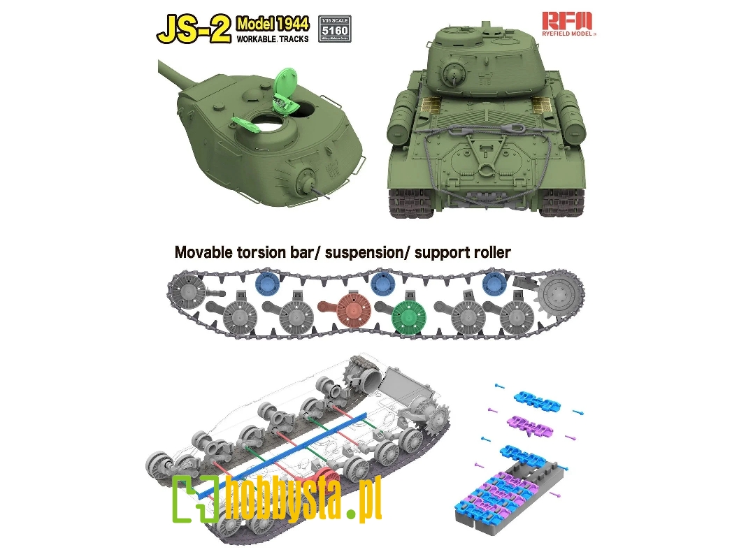 IS-2 Model 1944 with workable tracks