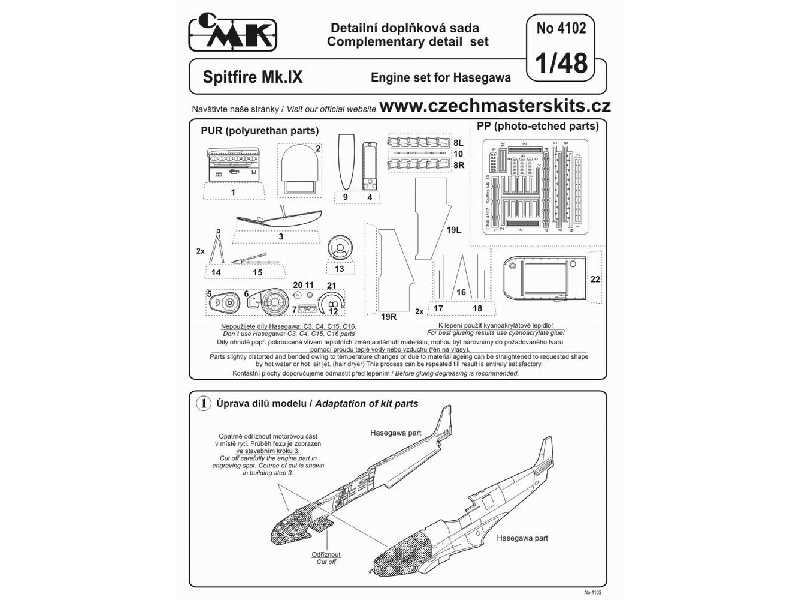 Spitfire Mk.IX Engine Set