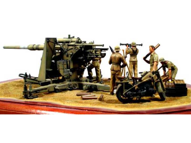 German 88mm Gun Flak 36 North African Campaign