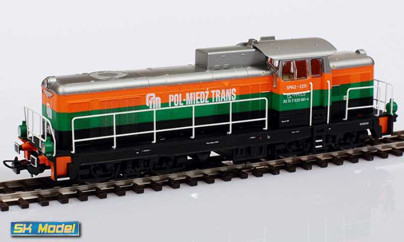 Lokomotywa SM42-2211 Pol-Miedź Trans Piko 59476 H0 Lokomotywy